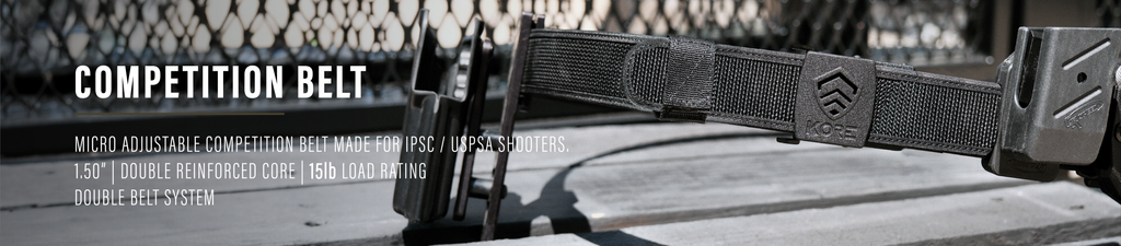 IPSC / USPSA COMPETITION BELTS 1.5" – Kore Essentials