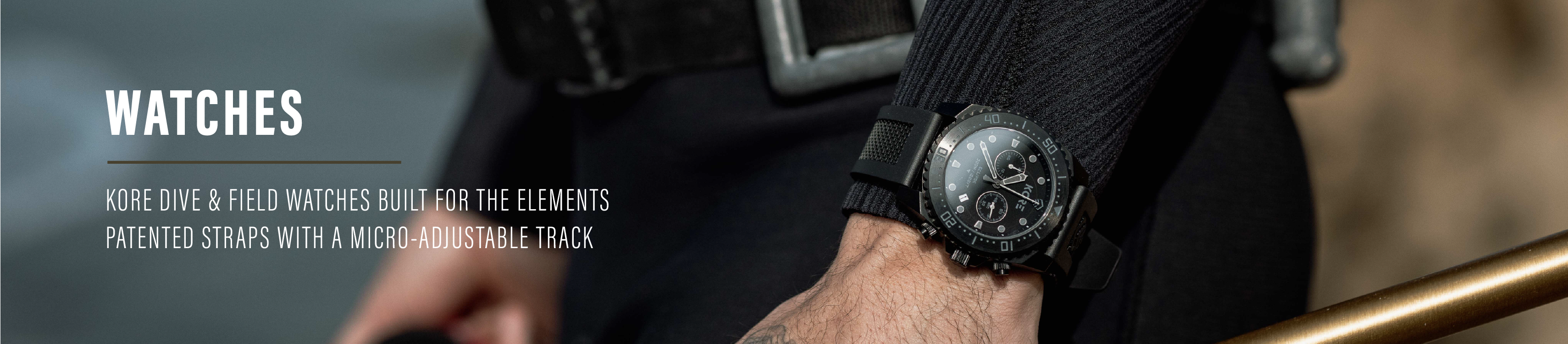 Kore Essentials Watches | Swiss Made Dive, Tactical and Field Watches